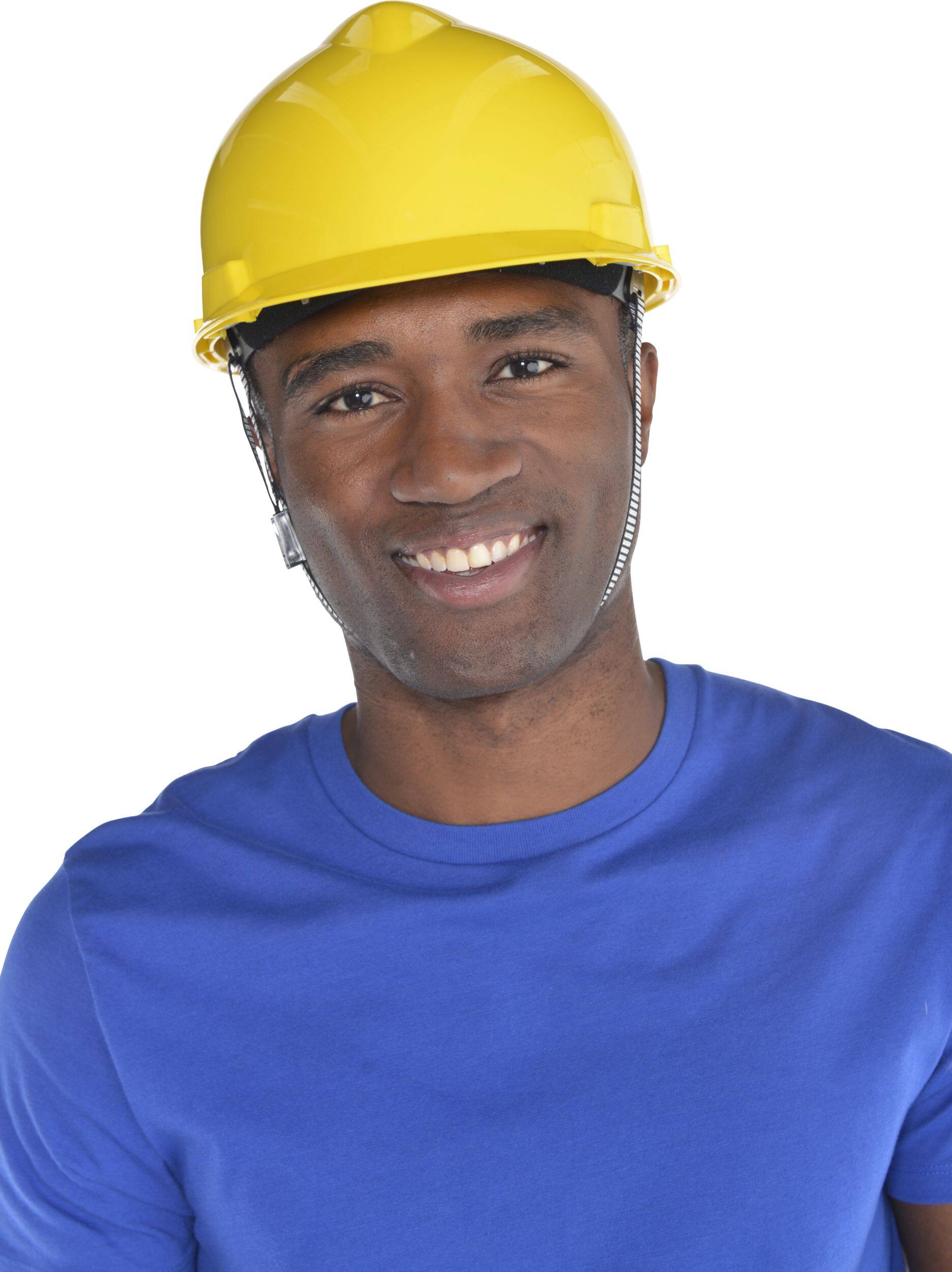 Construction Plastic Hard Hat, Yellow, One Size, Wearable Costume ...