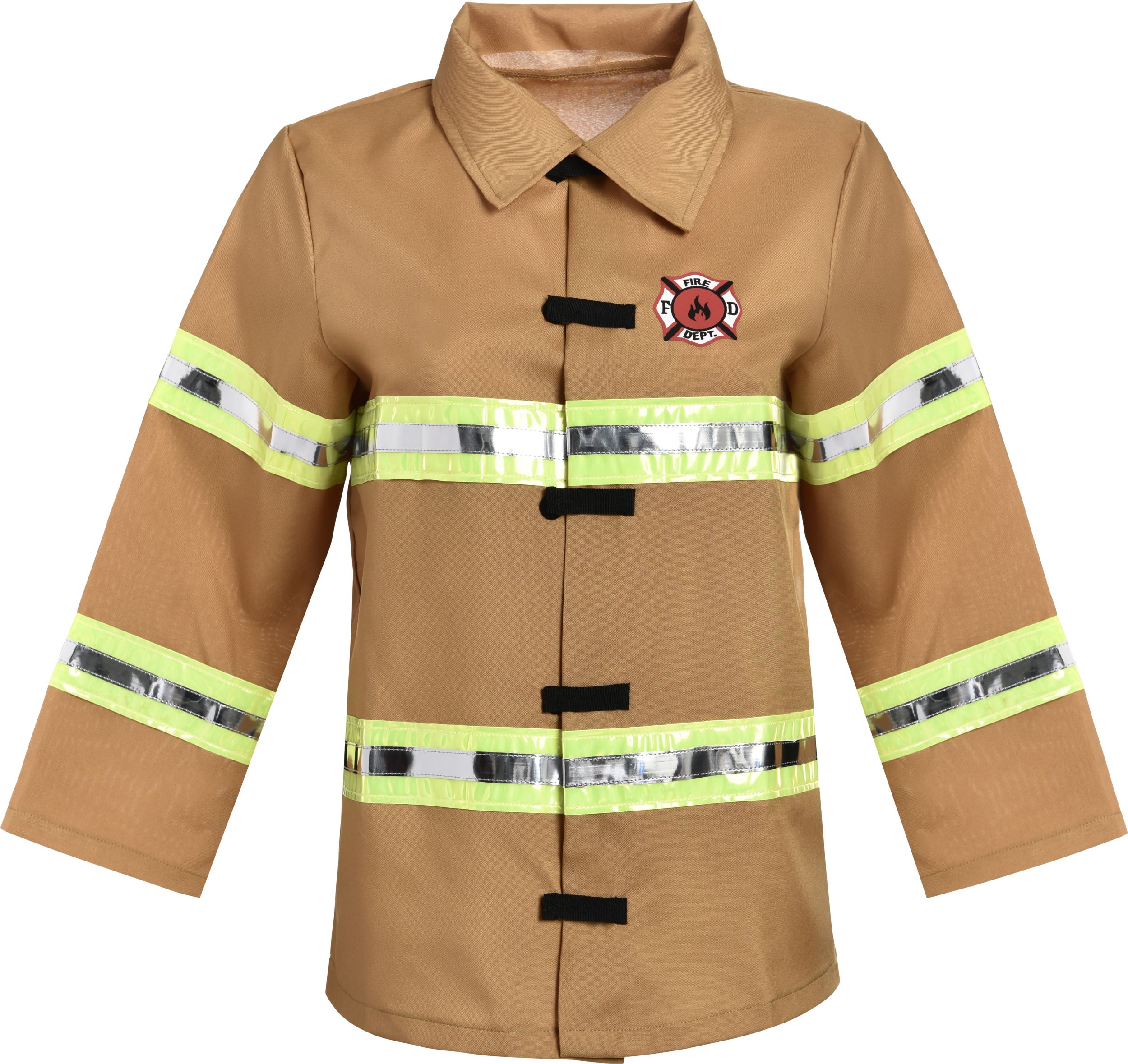 Kids' Firefighter Jacket, One Size | Party City