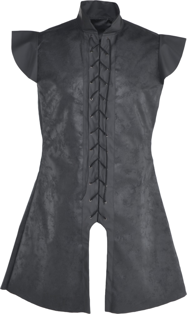 Medieval Soldier Warrior Tunic, Black, One Size, Wearable Costume ...