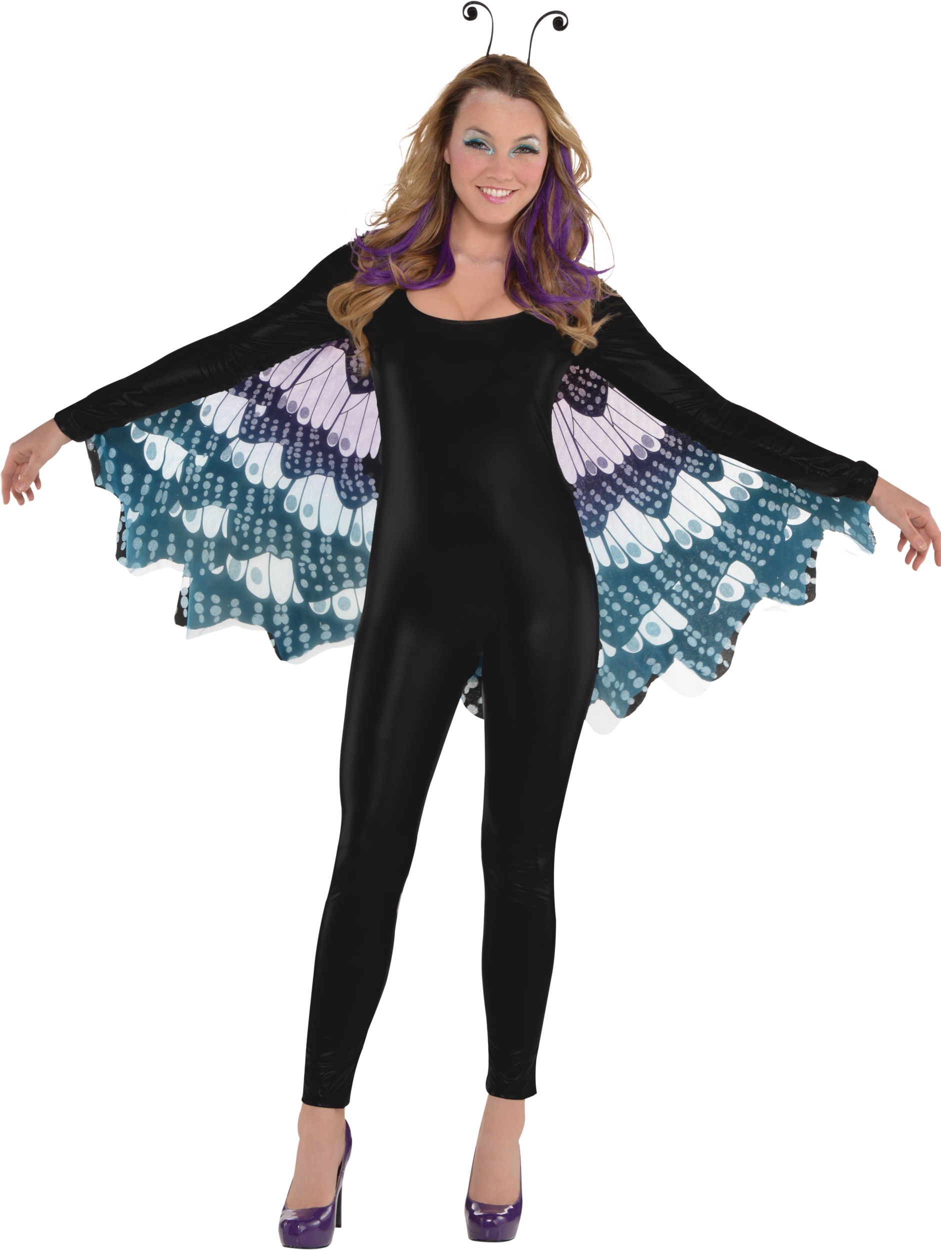 Ailes de papillon monarque, violet, adultes | Party City
