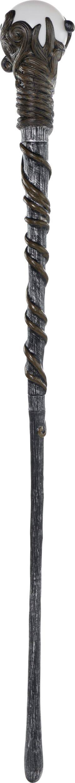 Light-Up Wizard Staff Sceptor, Black, 56-in, Wearable Costume Prop for ...