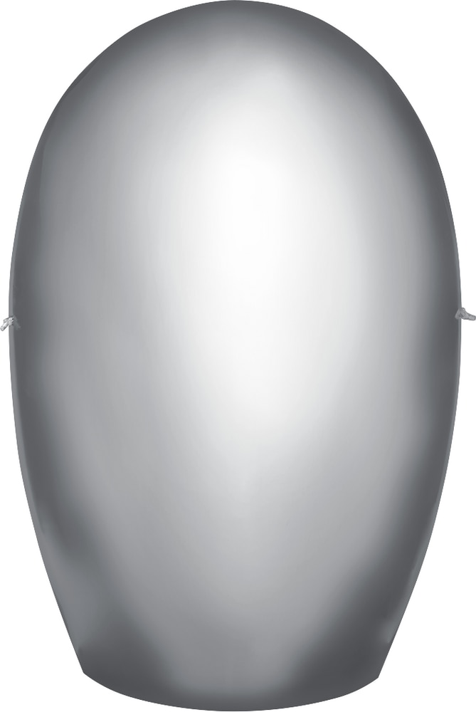 Faceless Mirror Mask, Silver, One Size, Wearable Costume Accessory for ...