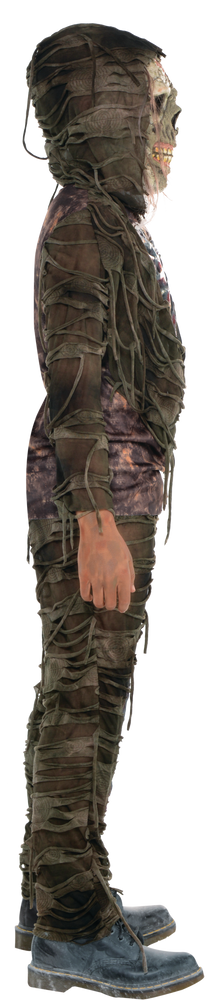 Kids' Creepy Zombie Brown Outfit with Shirt/Pants/Mask Halloween ...