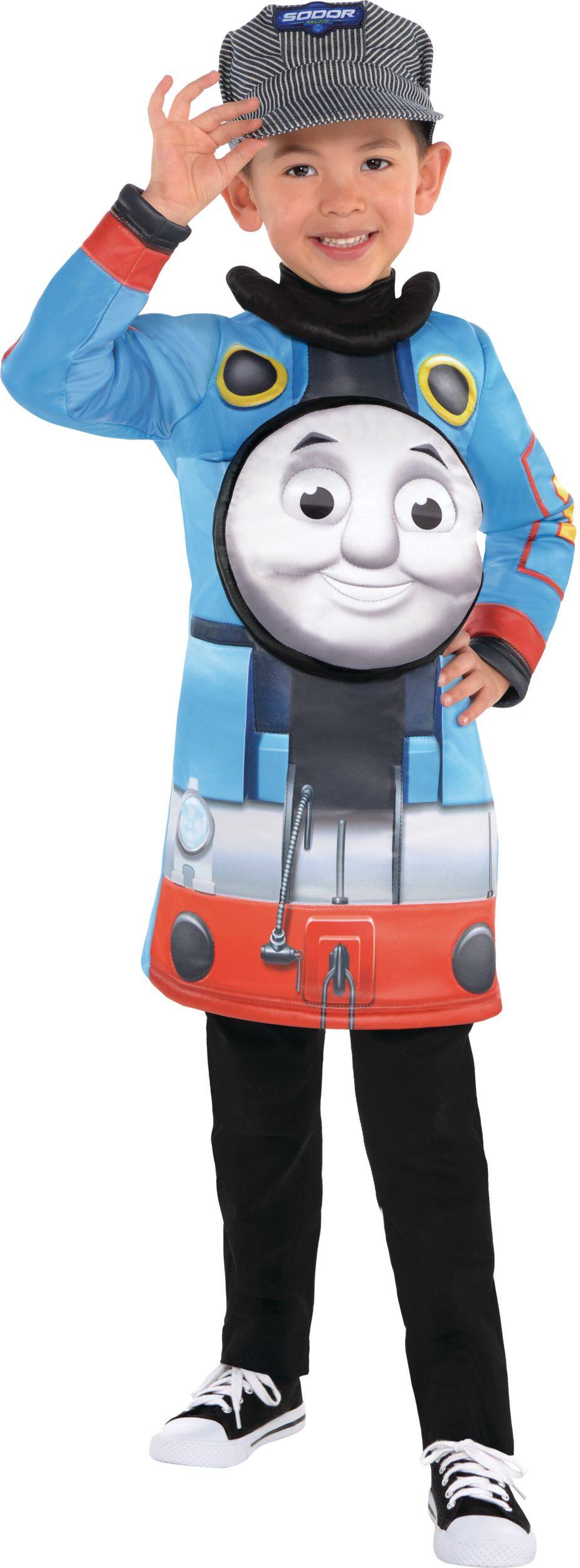 Kids' Thomas & Friends Thomas the Tank Engine Blue/Red Tunic with Hat ...