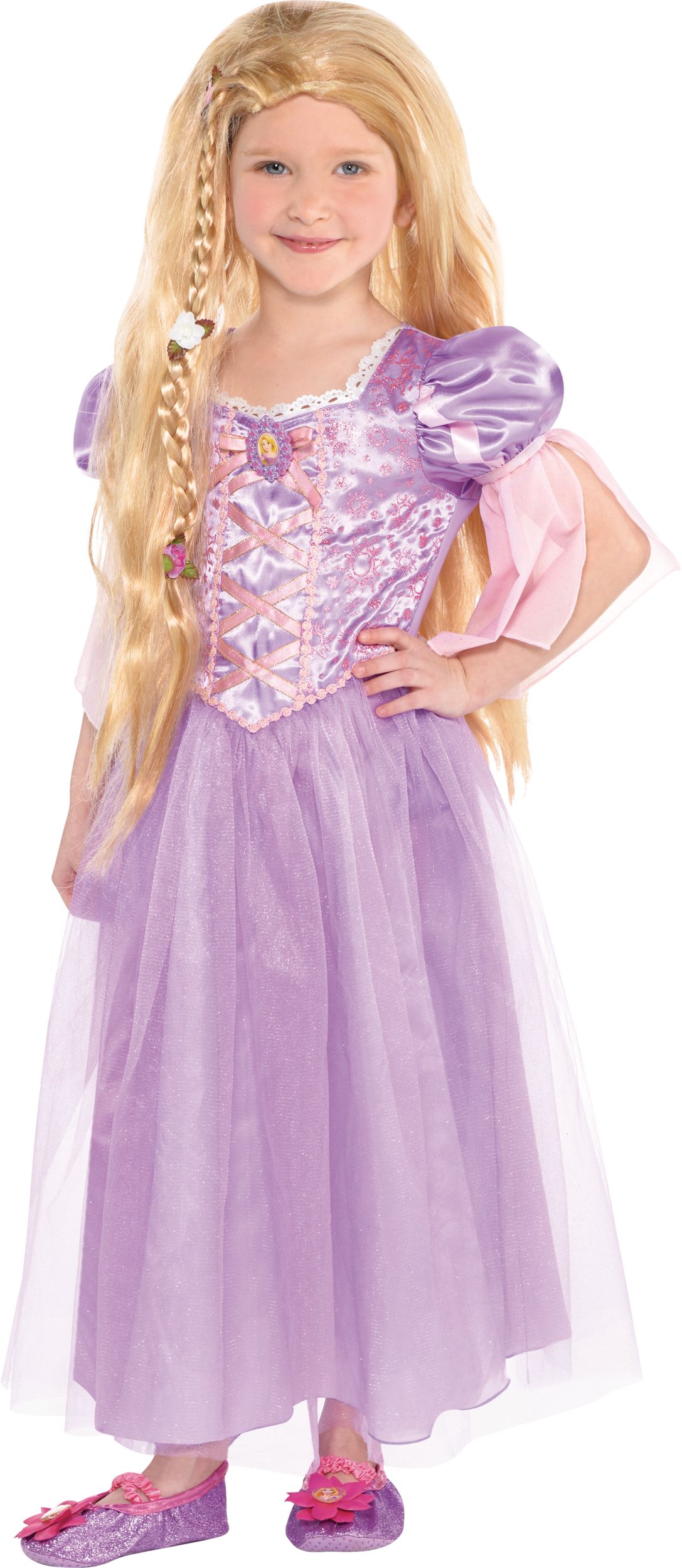 Toddler Disney Tangled Rapunzel Purple/Pink Princess Dress Halloween ...
