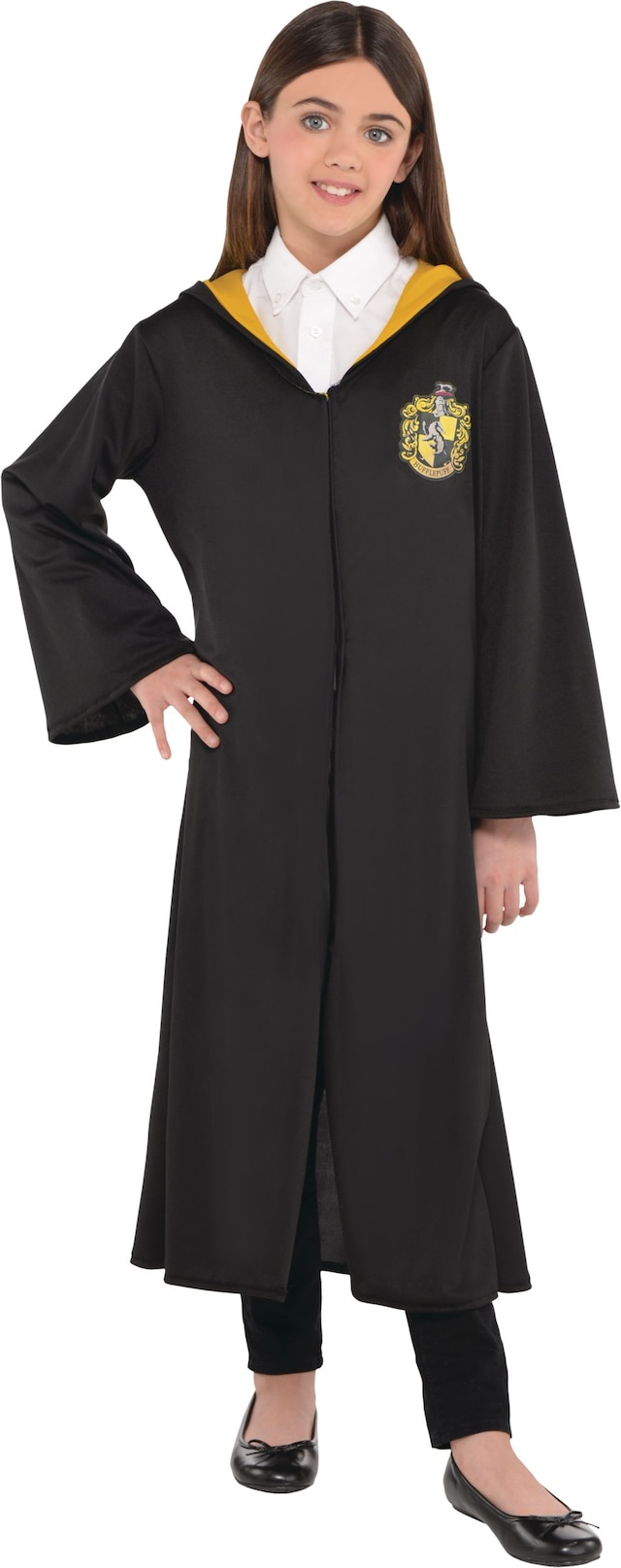 Kids' Harry Potter Hufflepuff Robe, Yellow/Black, Assorted Sizes ...