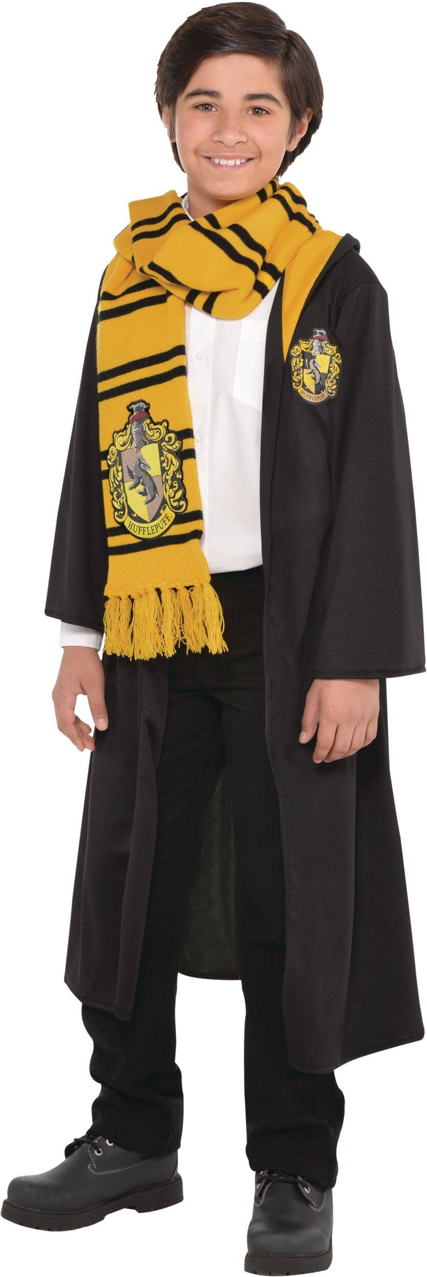 Kids' Harry Potter Hufflepuff Robe, Yellow/Black, Assorted Sizes ...