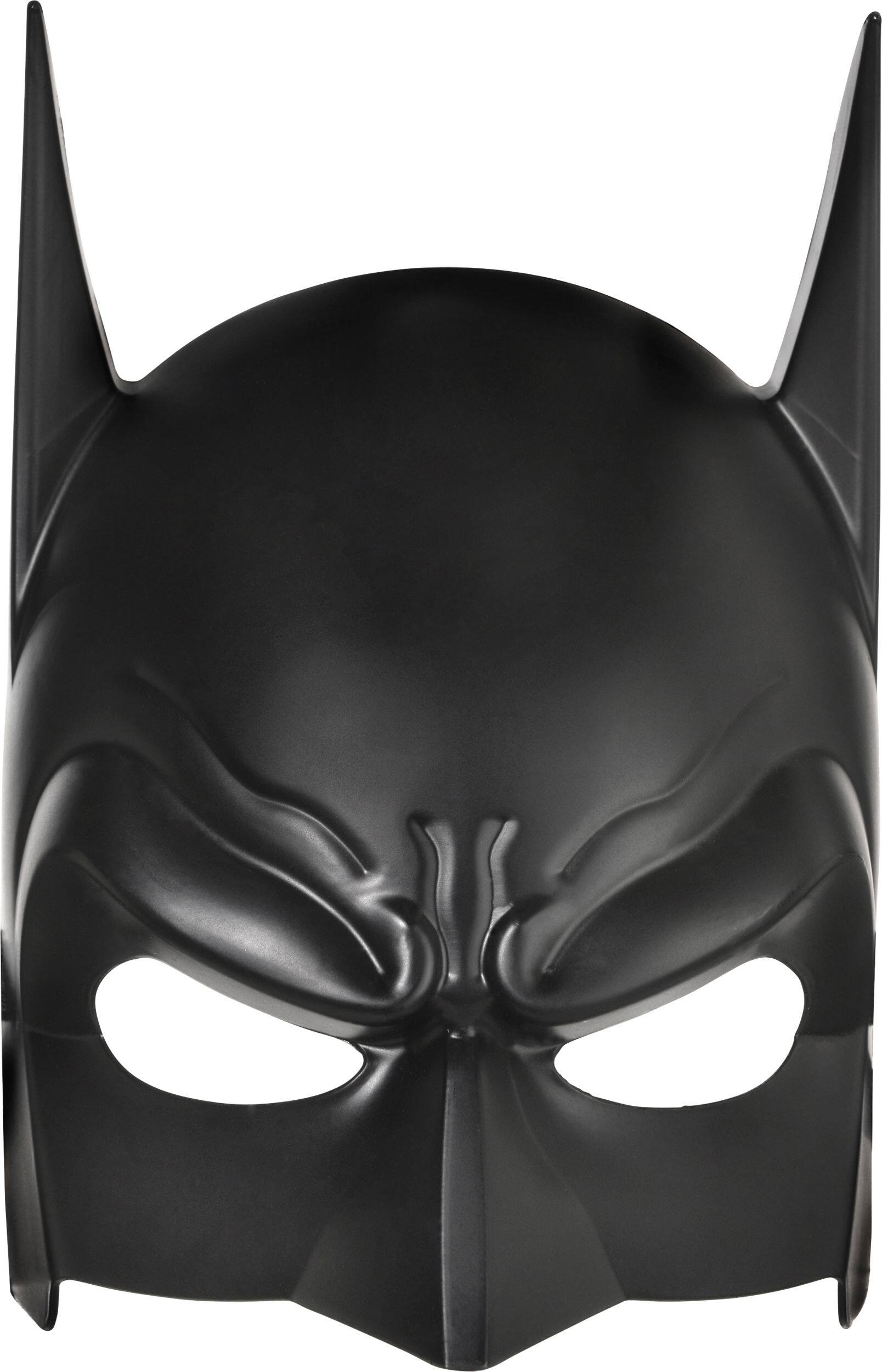 DC Batman Half Face Mask, Black, One Size, Wearable Costume Accessory ...