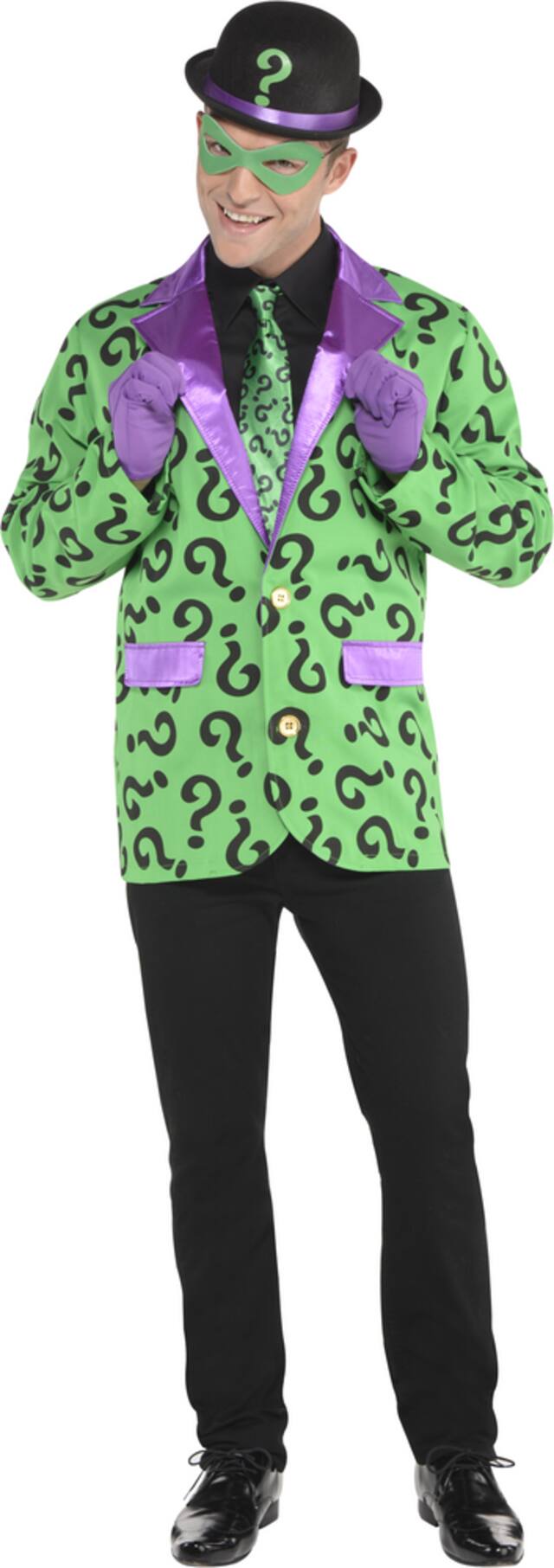 Warner Bros DC Batman The Riddler Kit with Hat, Tie, Gloves & Mask ...