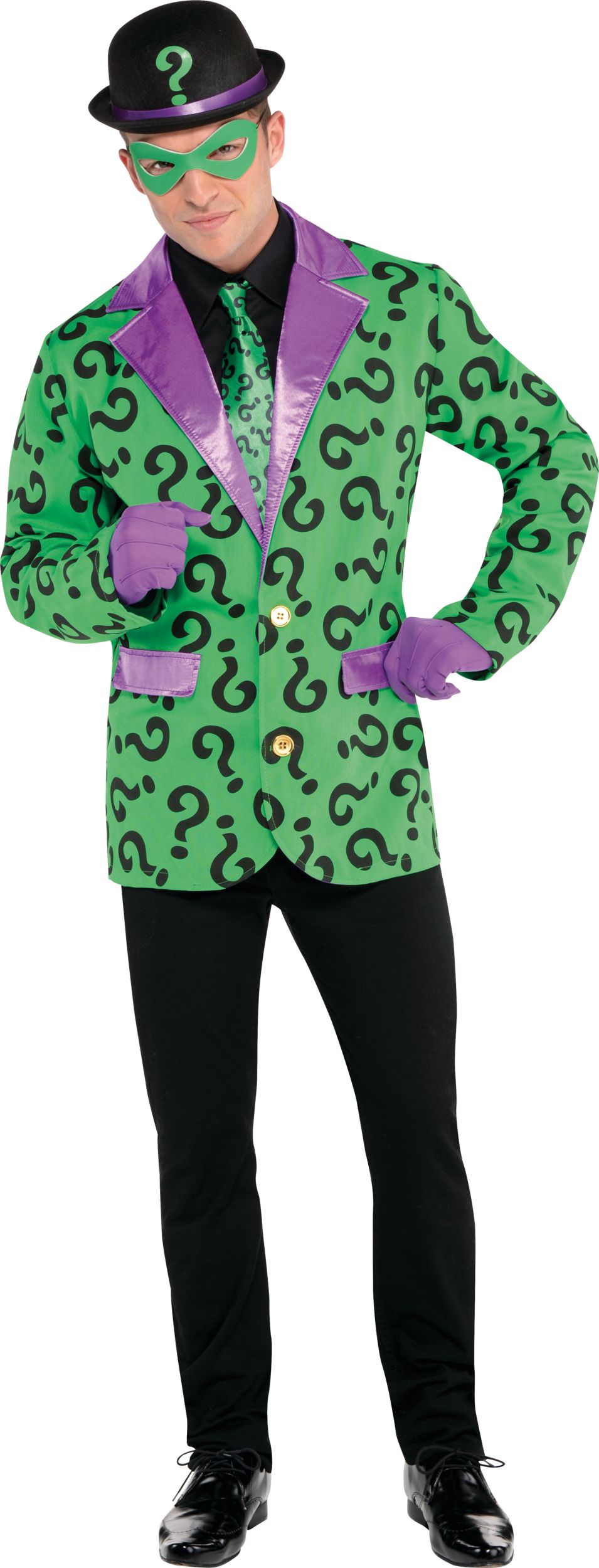 Warner Bros DC Batman The Riddler Kit with Hat, Tie, Gloves & Mask ...