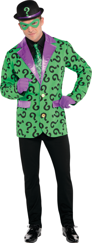 Warner Bros DC Batman The Riddler Kit with Hat, Tie, Gloves & Mask ...