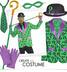 Adult DC Batman The Riddler Jacket, Green/Purple Question Marks, One ...