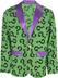 Adult DC Batman The Riddler Jacket, Green/Purple Question Marks, One ...