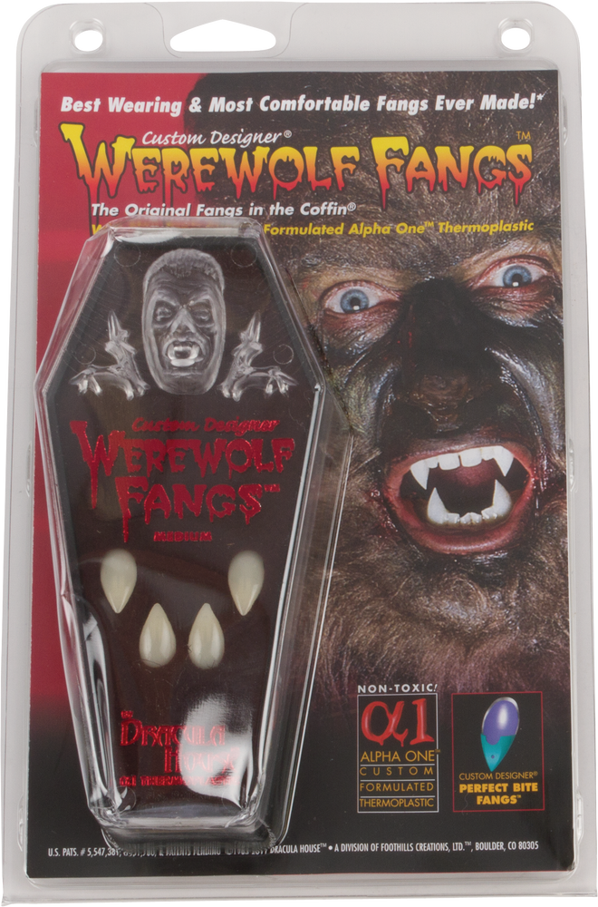 Custom Designer Halloween Werewolf Fangs | Party City