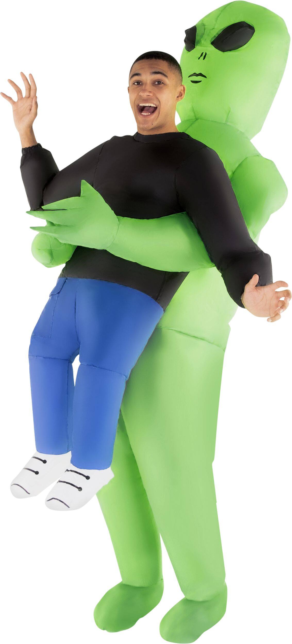 Adult Alien Green Inflatable Halloween Costume, One Size | Party City
