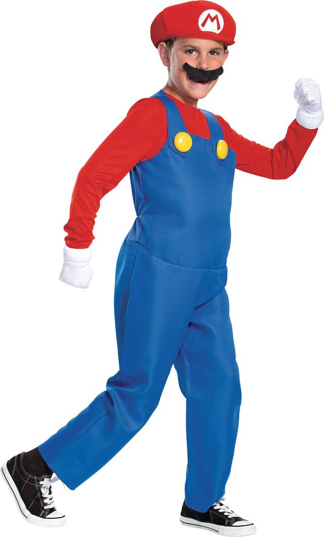 Kids' Super Mario Brothers Mario Costume, More Options Available ...