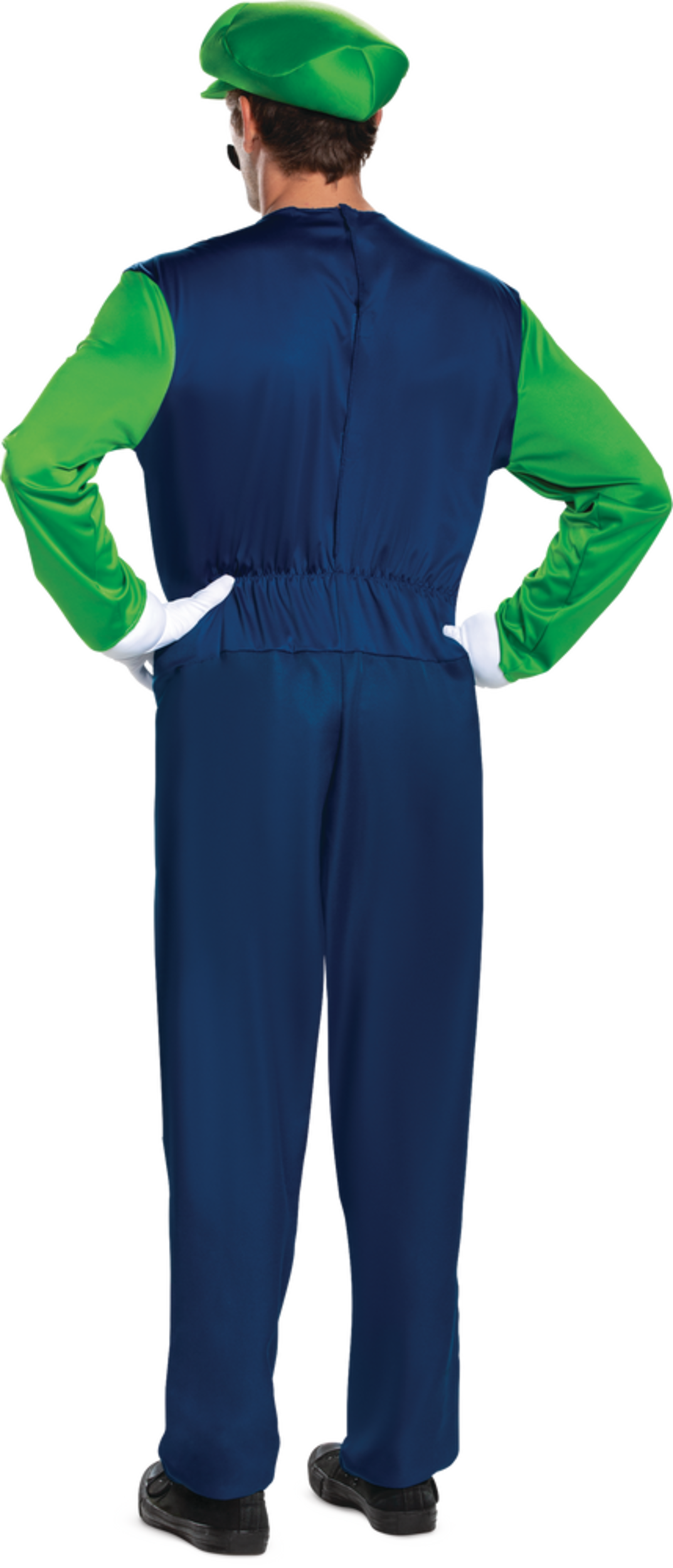 Adult Nintendo Super Mario Bros Luigi Green Jumpsuit Halloween Costume With Hatglovesmoustache