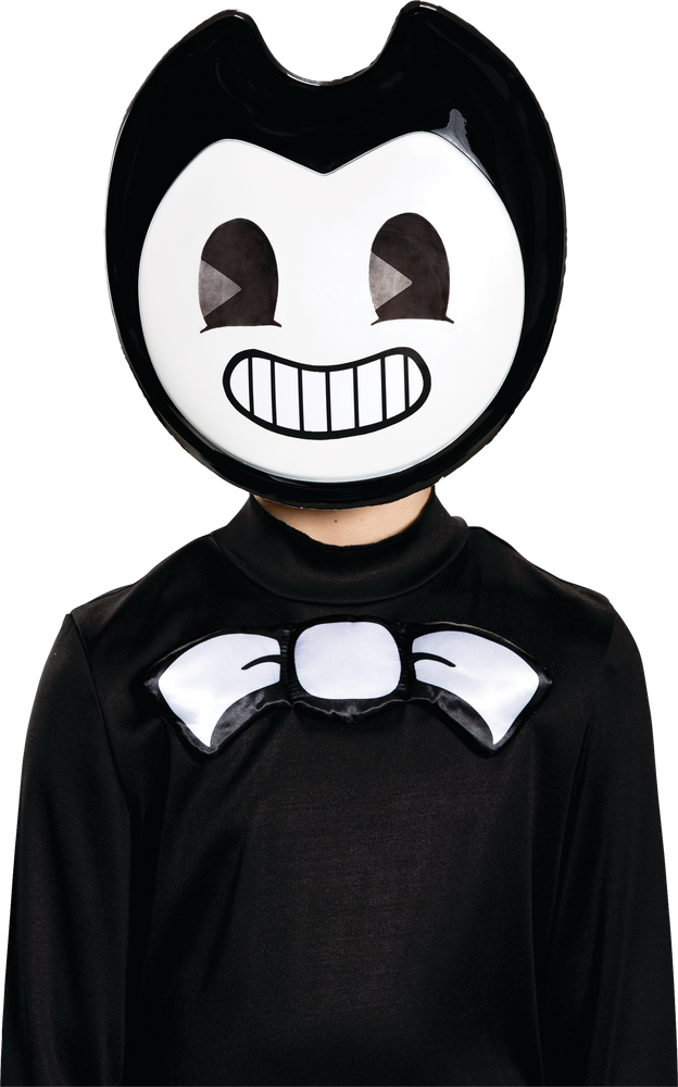 Bendy and the Ink Machine Horror Game Smiling Mask, Black/White, One ...