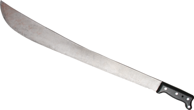 Realistic Machete Knife Weapon, Silver, 27-in, Wearable Costume Prop ...