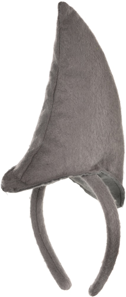 Plush Shark Fin Headband, Grey, One Size, Wearable Costume Accessory ...