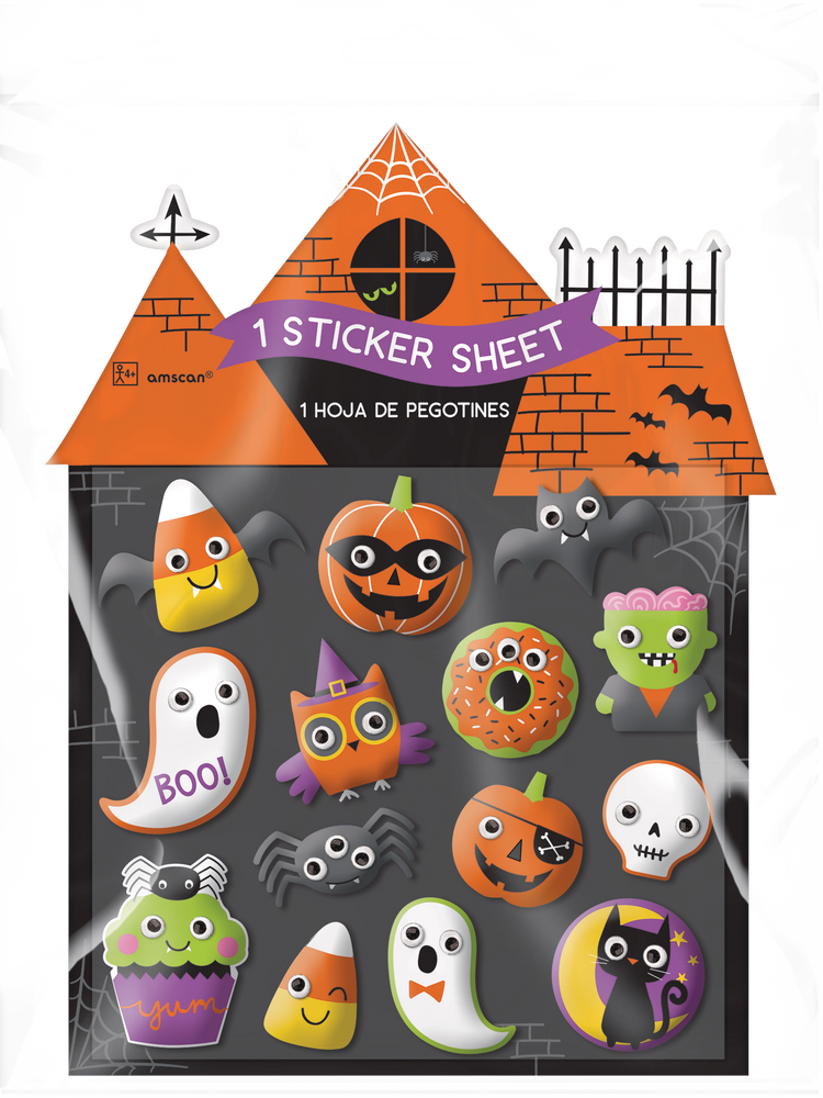 Halloween Puffy Stickers | Party City