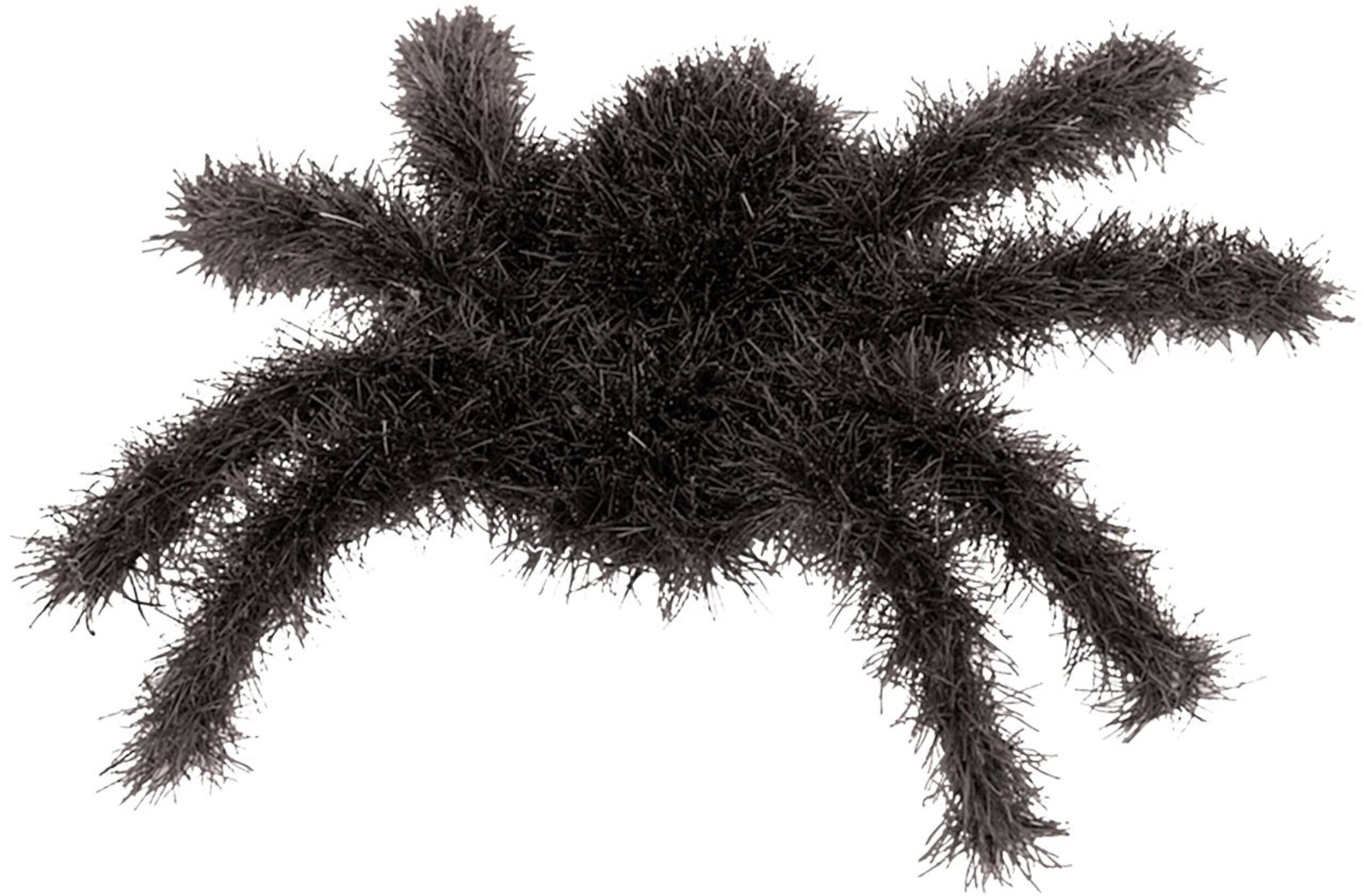 Spider Fuzzy Furry Favours, Black, 10-in, 6-pk, for Halloween | Party City