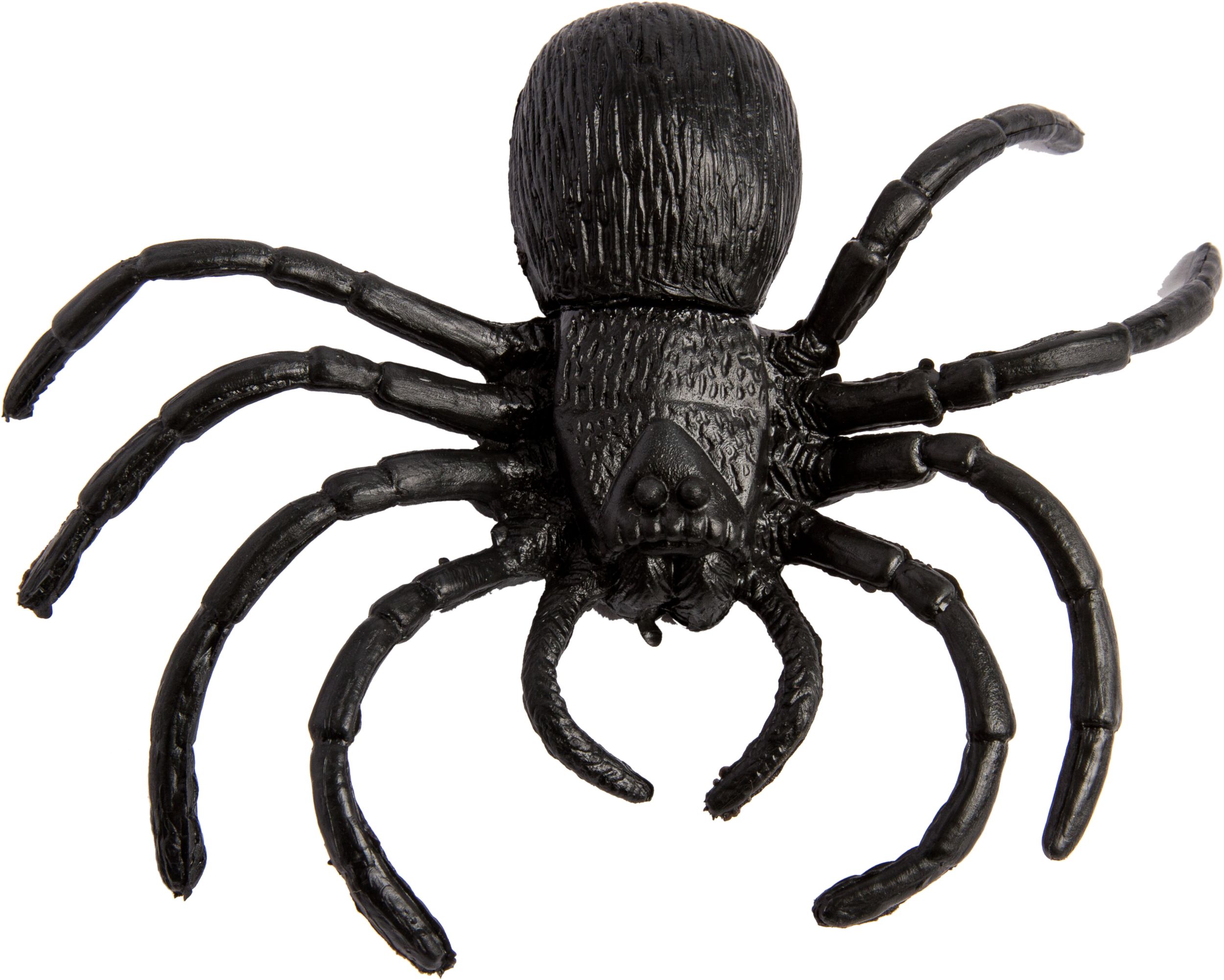 Spider Plastic Favour Props Black Brown 3 in 28 pk for Halloween Party City