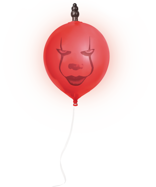 IT "Time to Float" Pennywise Animated Floating Balloon Prop with Cord ...