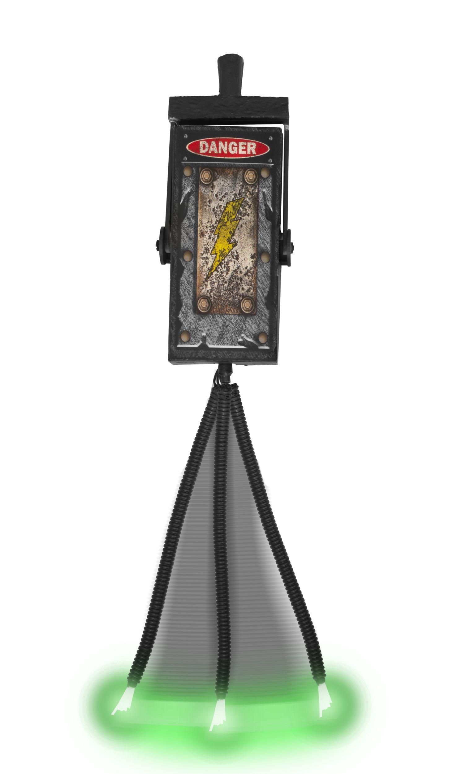 "Danger" Animated Kill Switch Wall Prop with Batteries, Black, 18-in ...