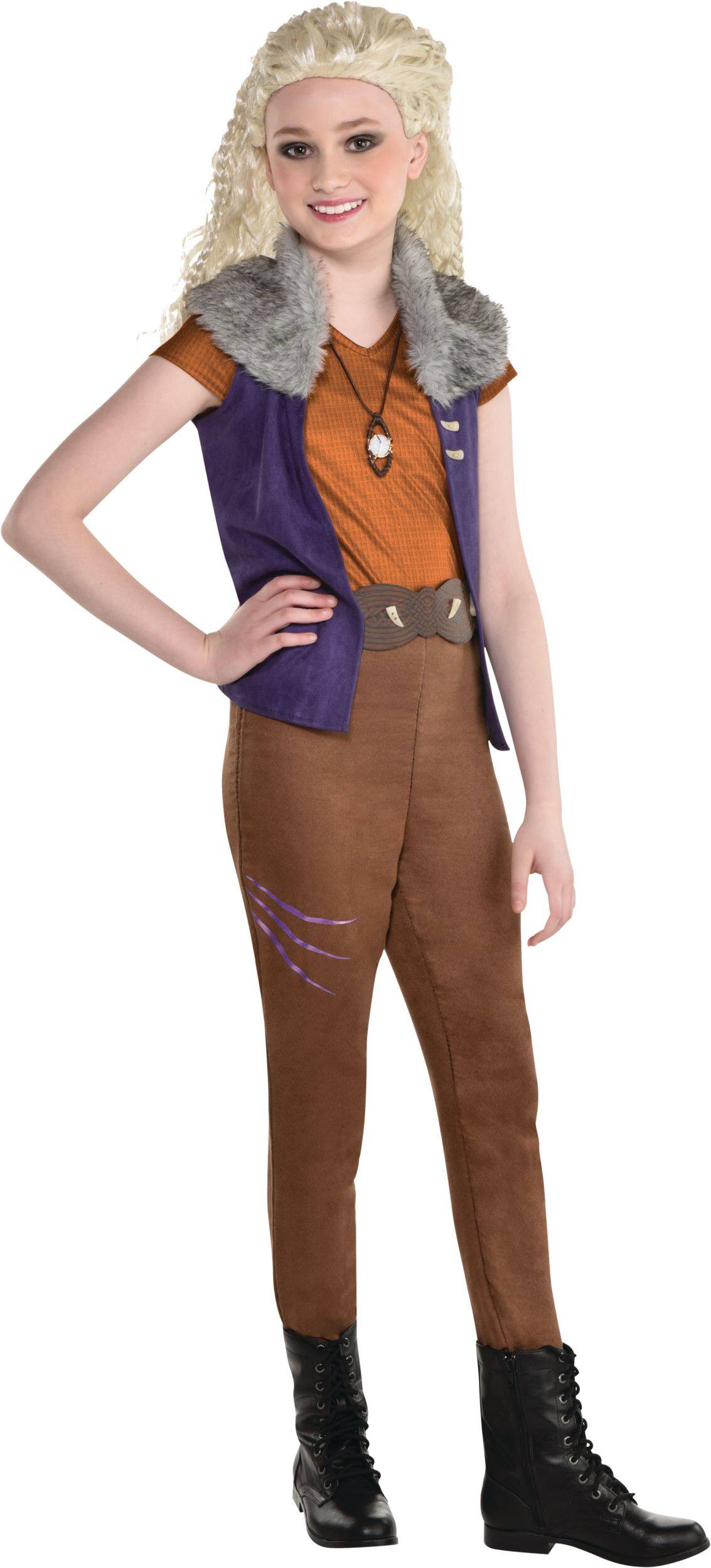 Costume Disney Zombies Addison, enfants, combinaison orange avec ...