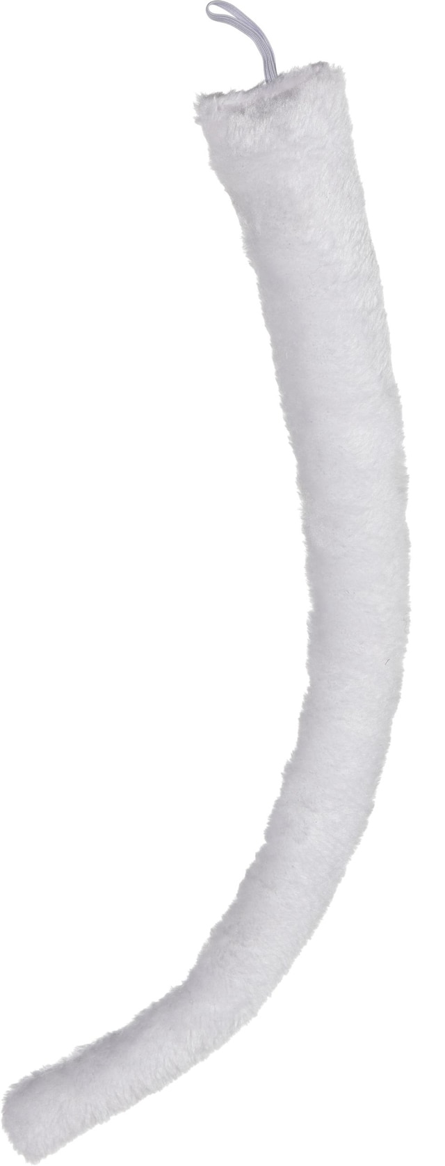 Furry Cat Tail, White, 22-in, Wearable Costume Accessory for Halloween ...