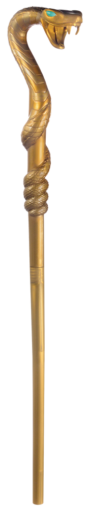 Cobra Staff PropGold, 42-in, Wearable Costume Prop for Halloween ...