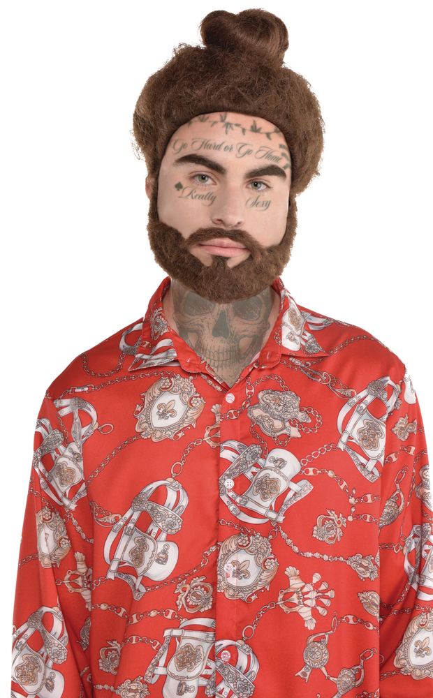 Soundcloud Rapper Artist Wig, Halloween Costume Accessory, Multi-Colour ...