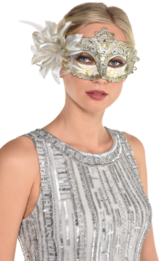 Parisian Masquerade Party Mask | Party City