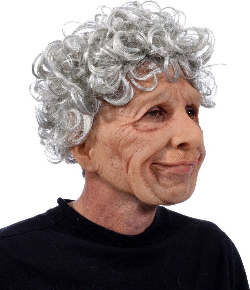 Loving Grandma Mask, Beige, Adult, One Size | Party City