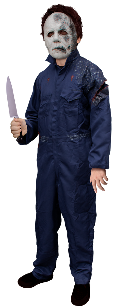 Kids' Halloween Michael Myers Grey Jumpsuit with Mask & Coveralls ...