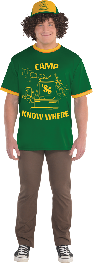 Adult Stranger Things Dustin T-Shirt | Party City