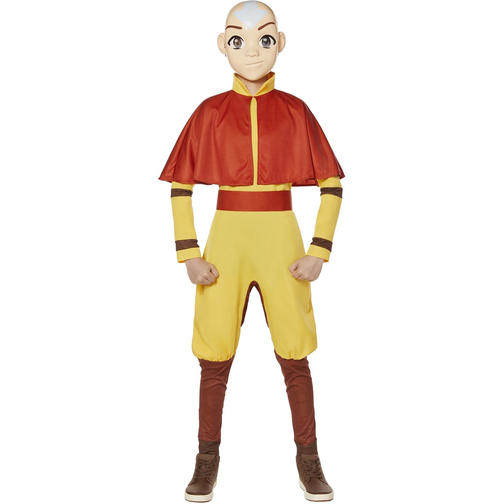 Kids' Nickelodeon Avatar: The Last Airbender Aang Red/Yellow Jumpsuit ...