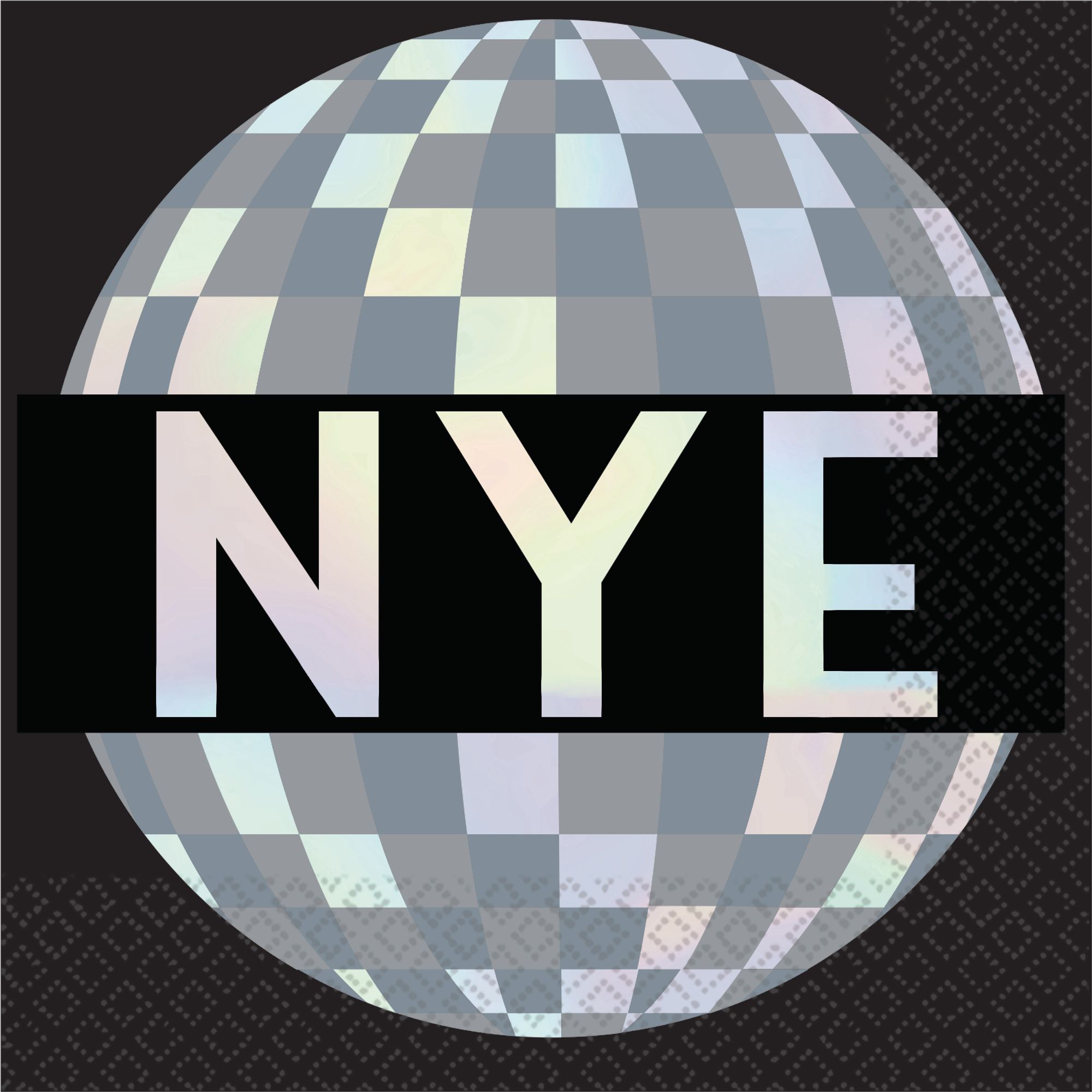 Disco Ball NYE Beverage Napkins, 16-pk | Party City