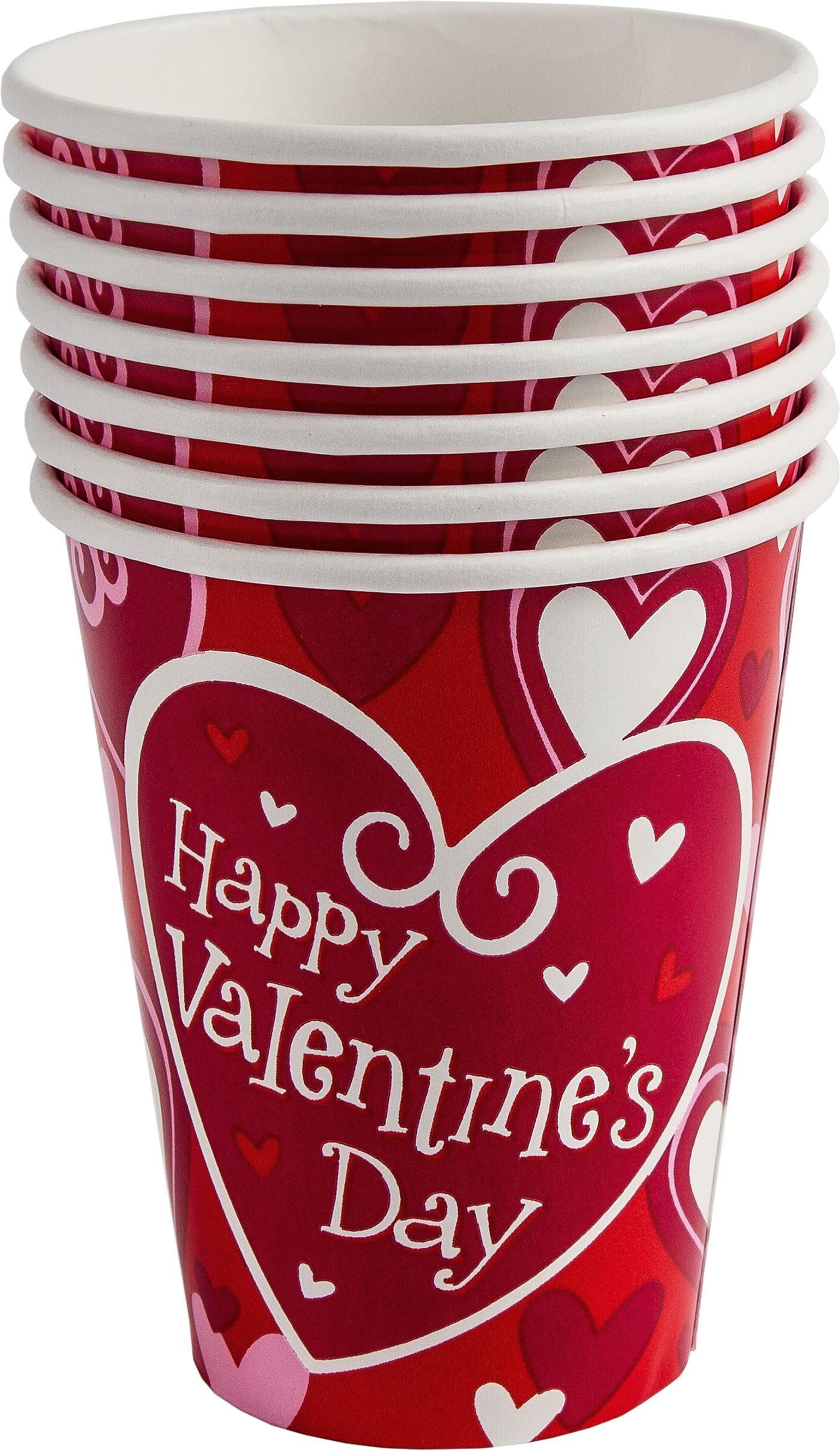 Bright Valentine's Day Cups, 18-pk | Party City
