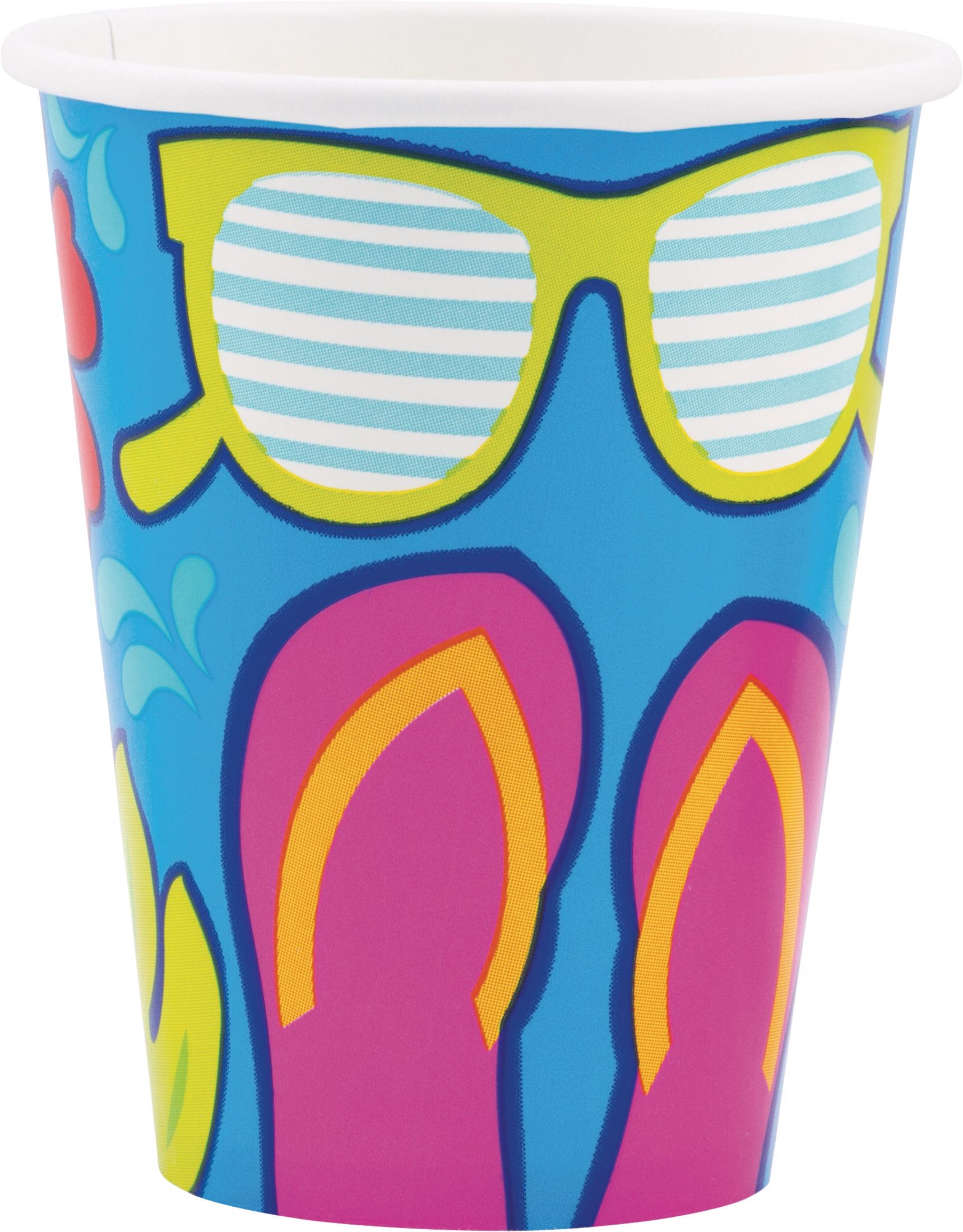 Summer Splash Cups, 18-pk | Party City