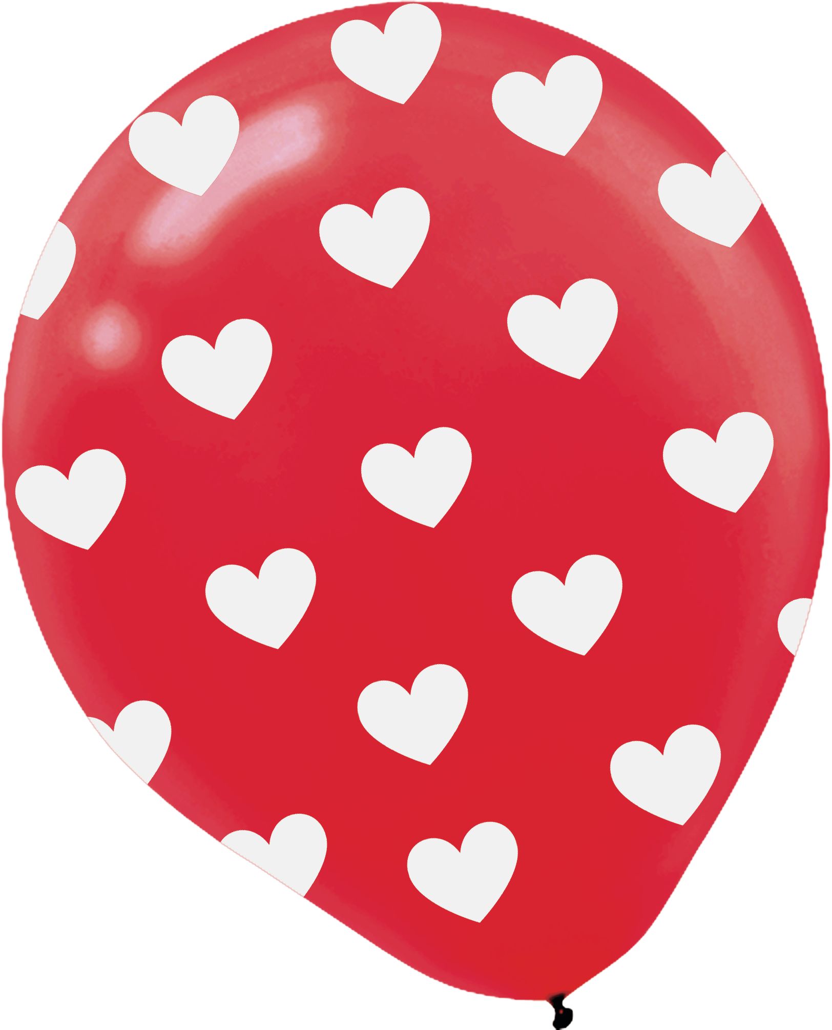 Heart Print Balloons, 6-pk | Party City