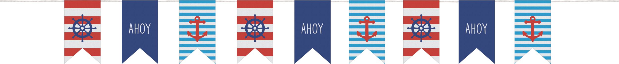 Nautical Pennant Banner | Party City