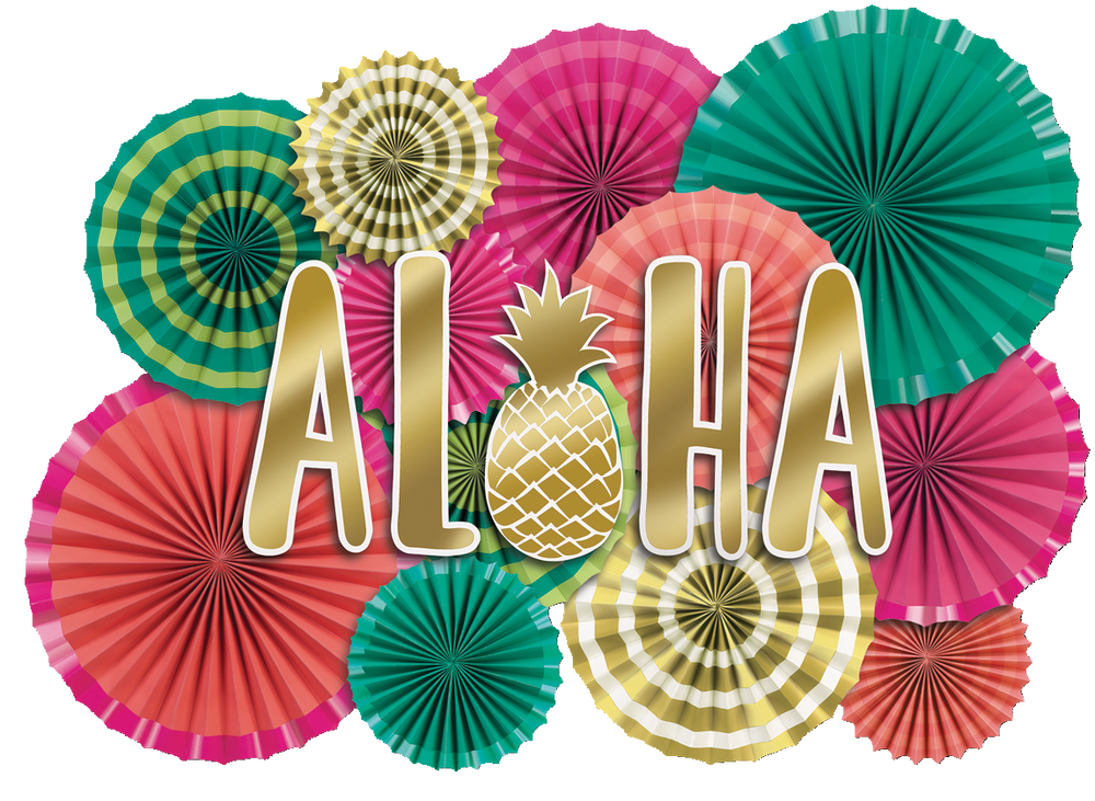 Décoration Éventail en Papier Aloha, paq. 17 | Canadian Tire