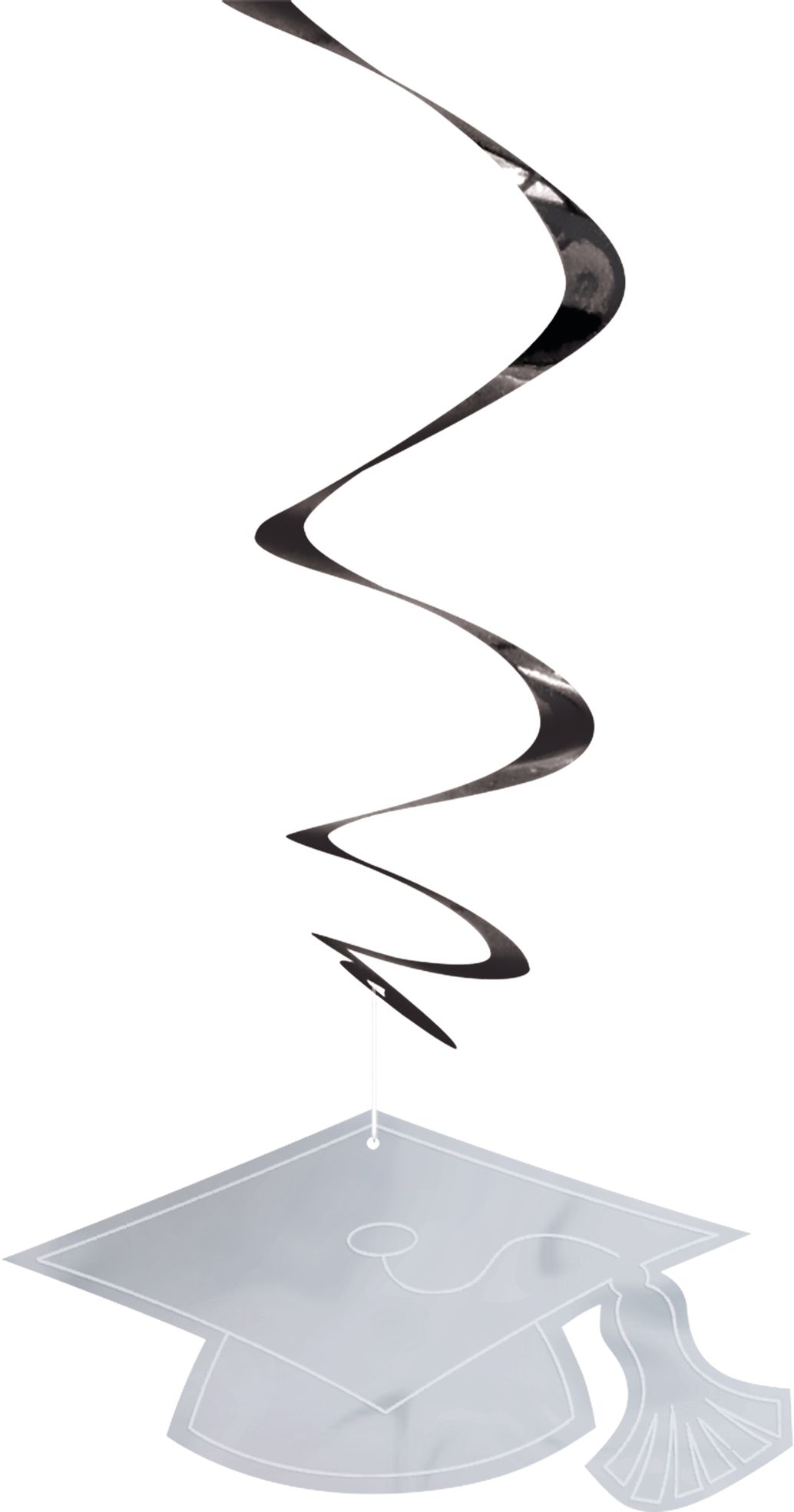 Graduation Swirl Decorations, 12-pc | Party City