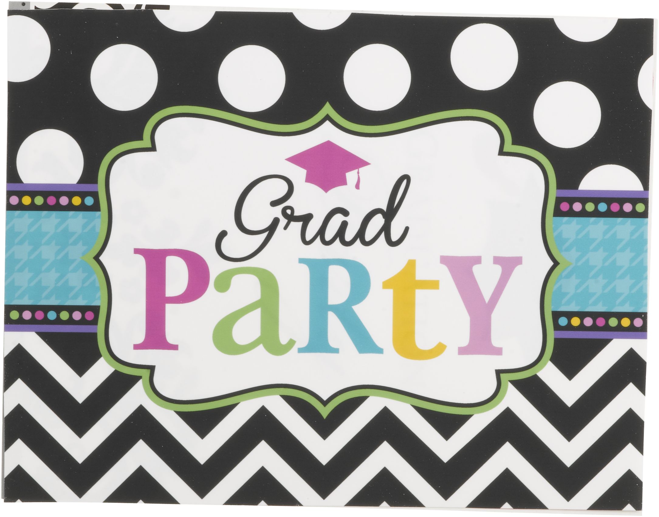 Bright Congrats Graduation Invitations, 50-pk | Party City