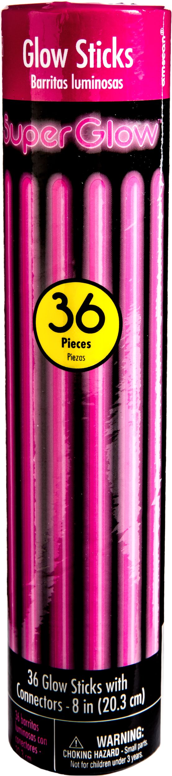 Glow-in-the-Dark Neon Bracelet Wearables, Pink, 36-pk, for Birthday ...