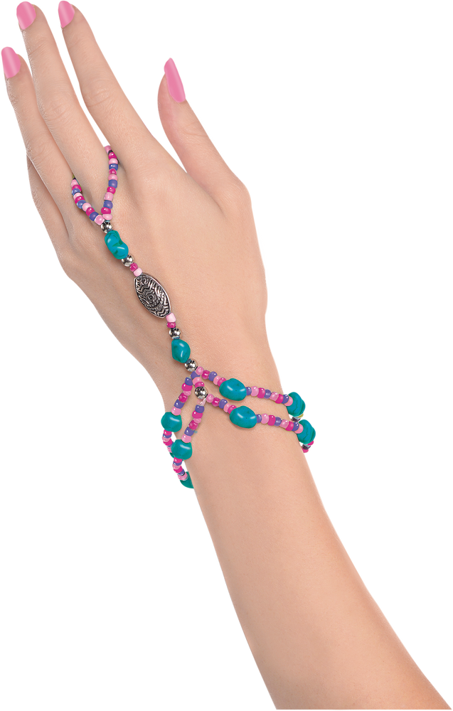 Beaded Finger Bracelet | Party City