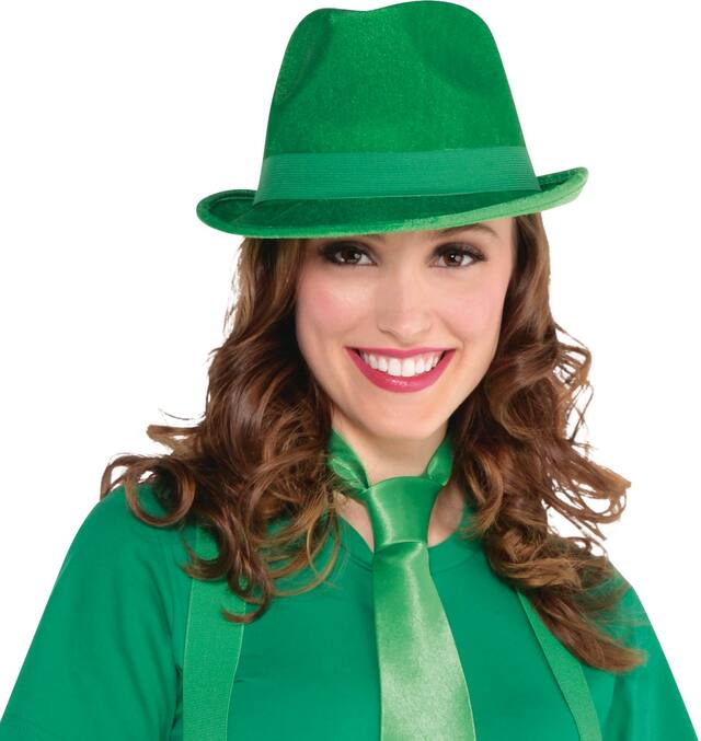 Suede Fedora | Party City