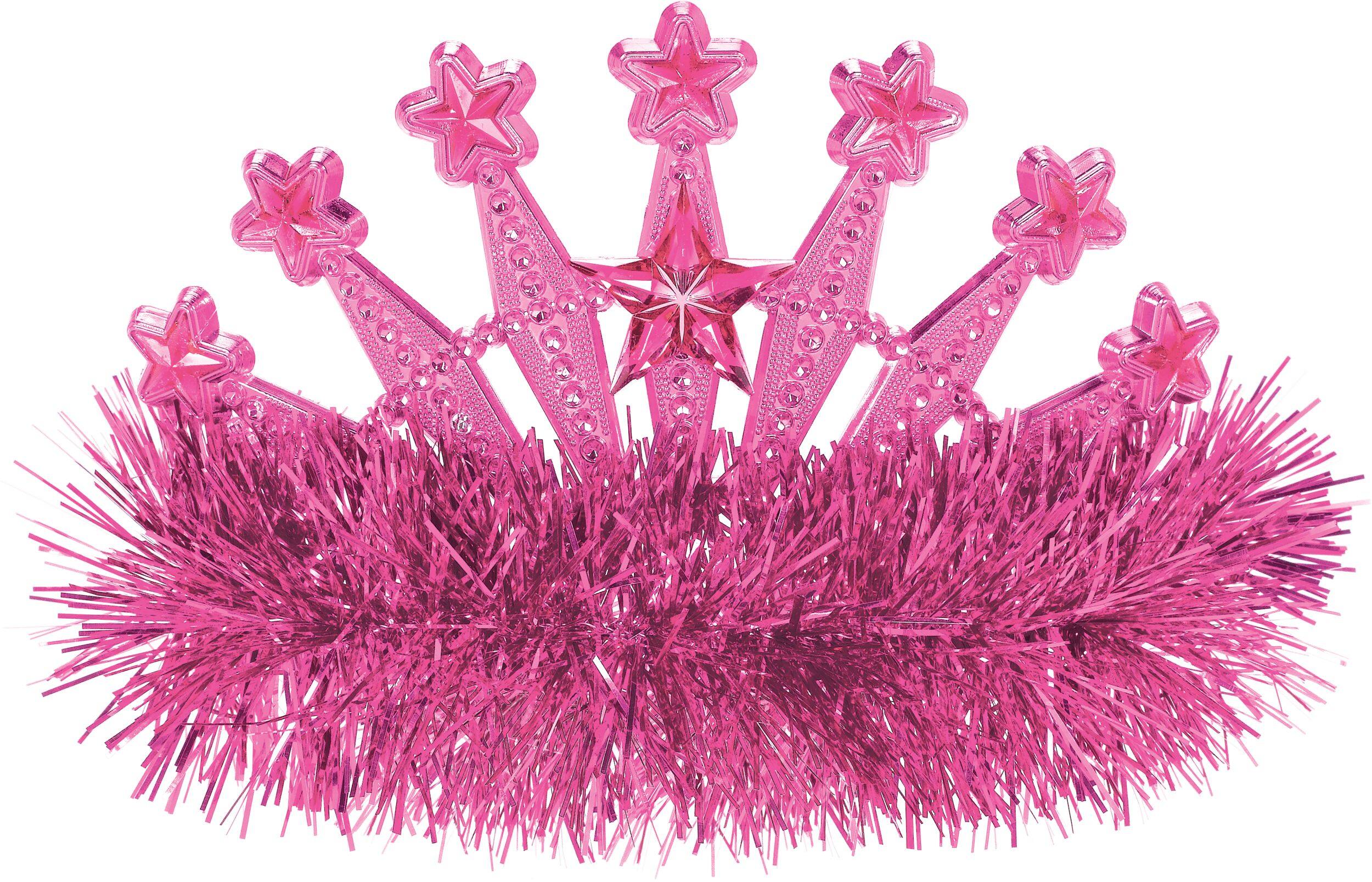 Star Tinsel Princess Tiara | Party City